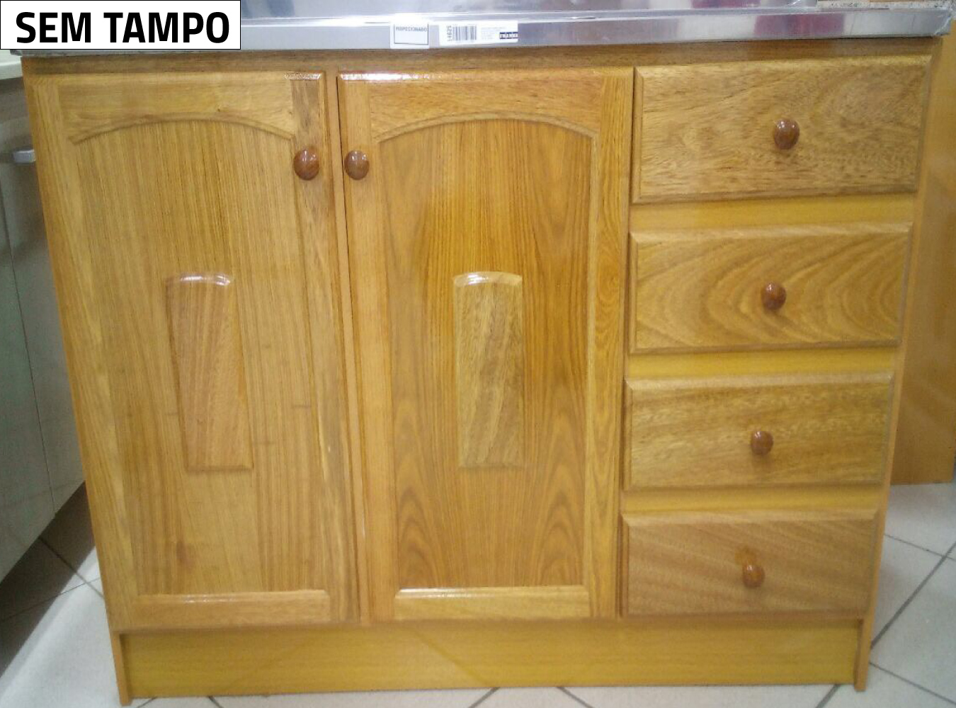 BALCAO PIA MAYER 1.20MT S/TPO 6210 COR CEREJEIRA